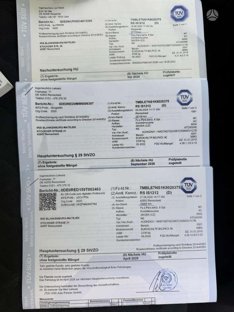 Sarkans Skoda Kodiaq 2019 Jonava, ar dzinēja tilpumu 1.98 L un nobraukumu 39 tūkst. km par 29800 €, foto 36 vietnē AUTOMOTO.COM.LV