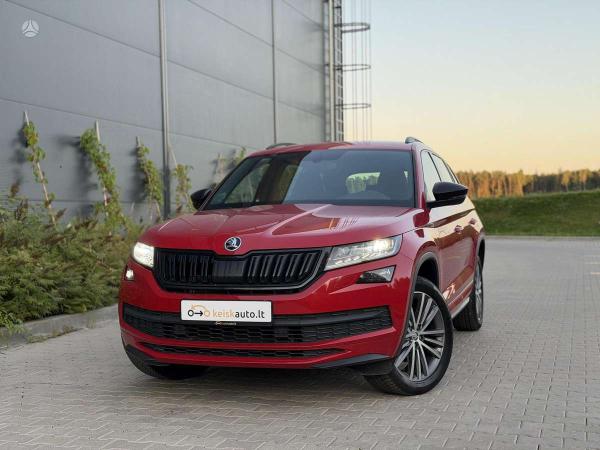 Sarkans Skoda Kodiaq 2019 Viļņa, ar dzinēja tilpumu 1.50 L un nobraukumu 253 tūkst. km par 14999 €, foto 1 vietnē AUTOMOTO.COM.LV