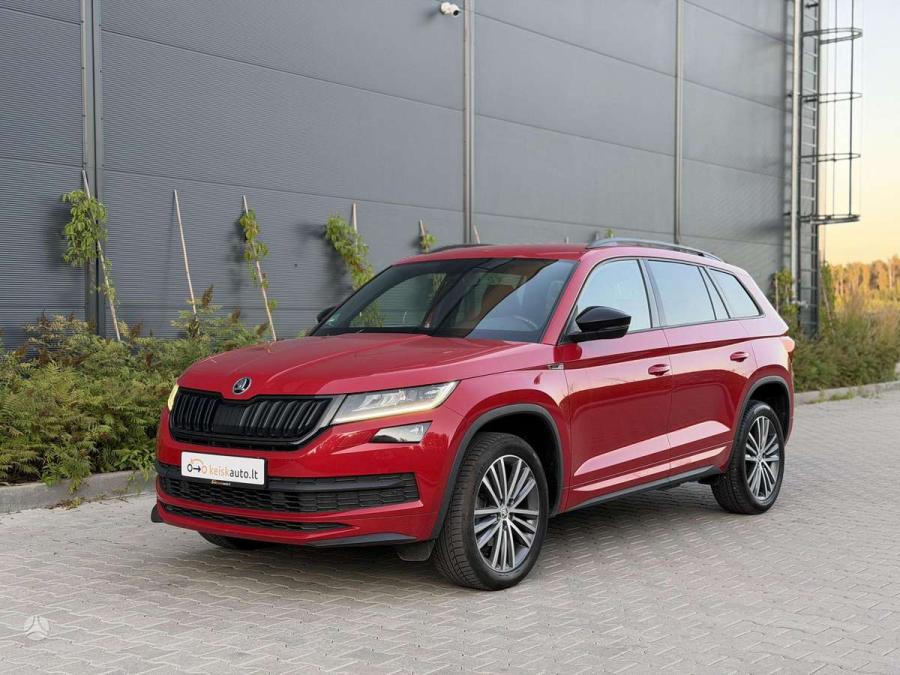 Sarkans Skoda Kodiaq 2019 Viļņa, ar dzinēja tilpumu 1.50 L un nobraukumu 253 tūkst. km par 14999 €, foto 12 vietnē AUTOMOTO.COM.LV