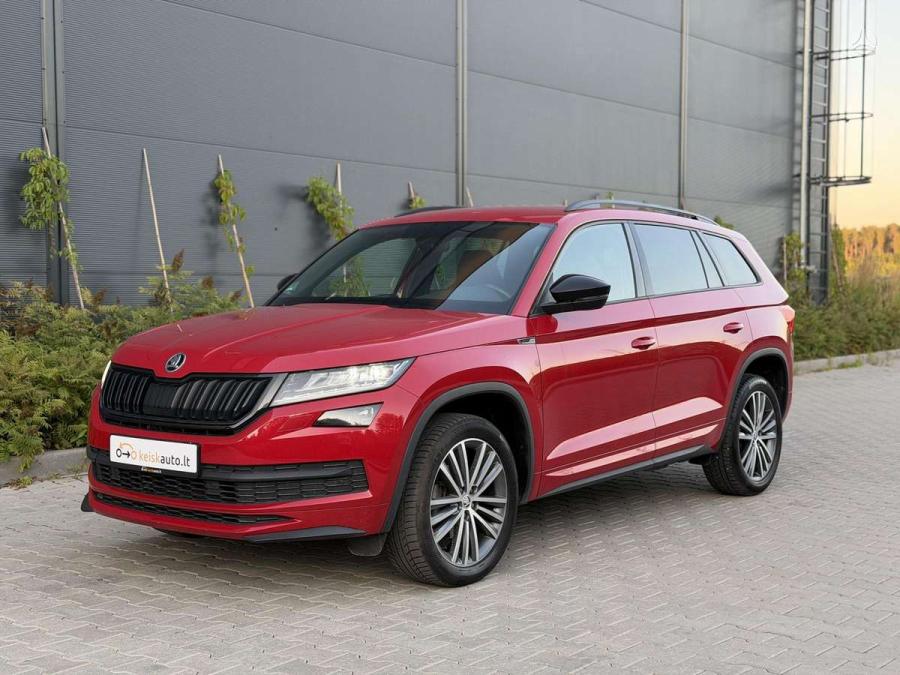 Sarkans Skoda Kodiaq 2019 Viļņa, ar dzinēja tilpumu 1.50 L un nobraukumu 253 tūkst. km par 14999 €, foto 14 vietnē AUTOMOTO.COM.LV