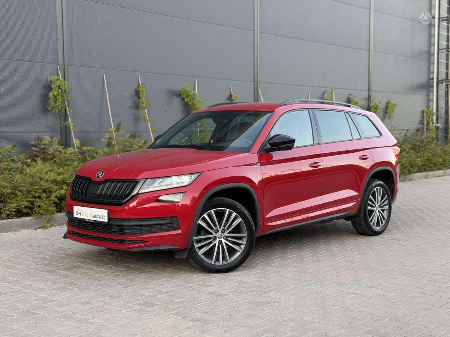 Sarkans Skoda Kodiaq 2019 Viļņa, ar dzinēja tilpumu 1.50 L un nobraukumu 253 tūkst. km par 14999 €, foto 16 vietnē AUTOMOTO.COM.LV
