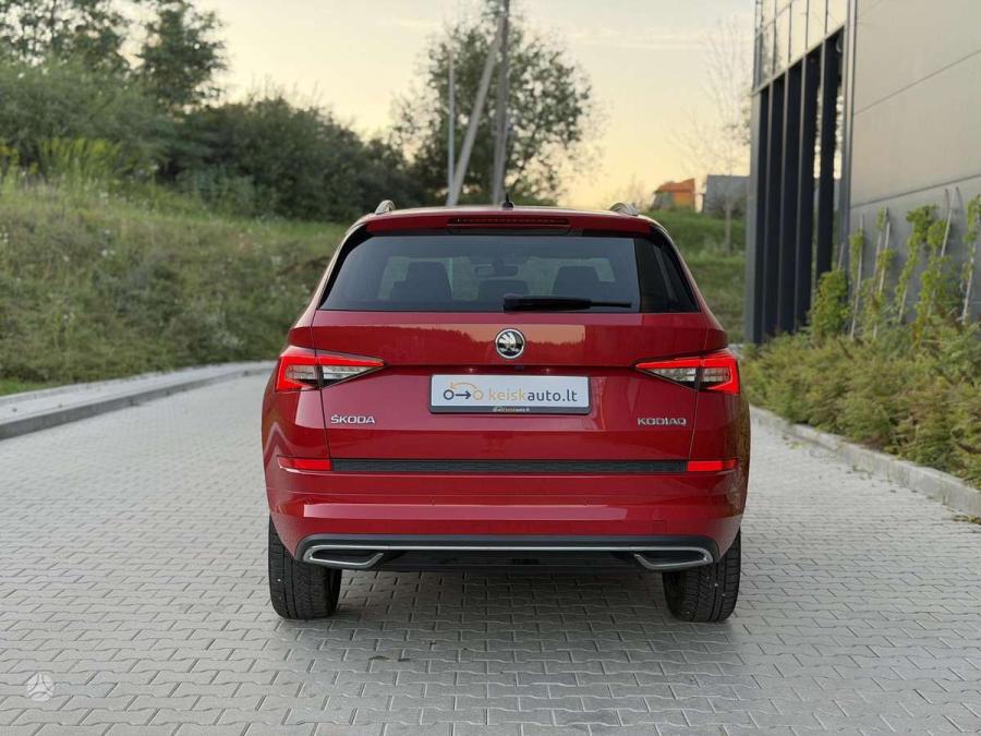 Sarkans Skoda Kodiaq 2019 Viļņa, ar dzinēja tilpumu 1.50 L un nobraukumu 253 tūkst. km par 14999 €, foto 19 vietnē AUTOMOTO.COM.LV