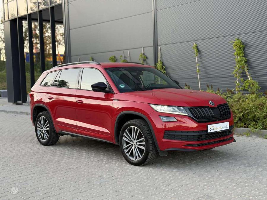 Sarkans Skoda Kodiaq 2019 Viļņa, ar dzinēja tilpumu 1.50 L un nobraukumu 253 tūkst. km par 14999 €, foto 21 vietnē AUTOMOTO.COM.LV
