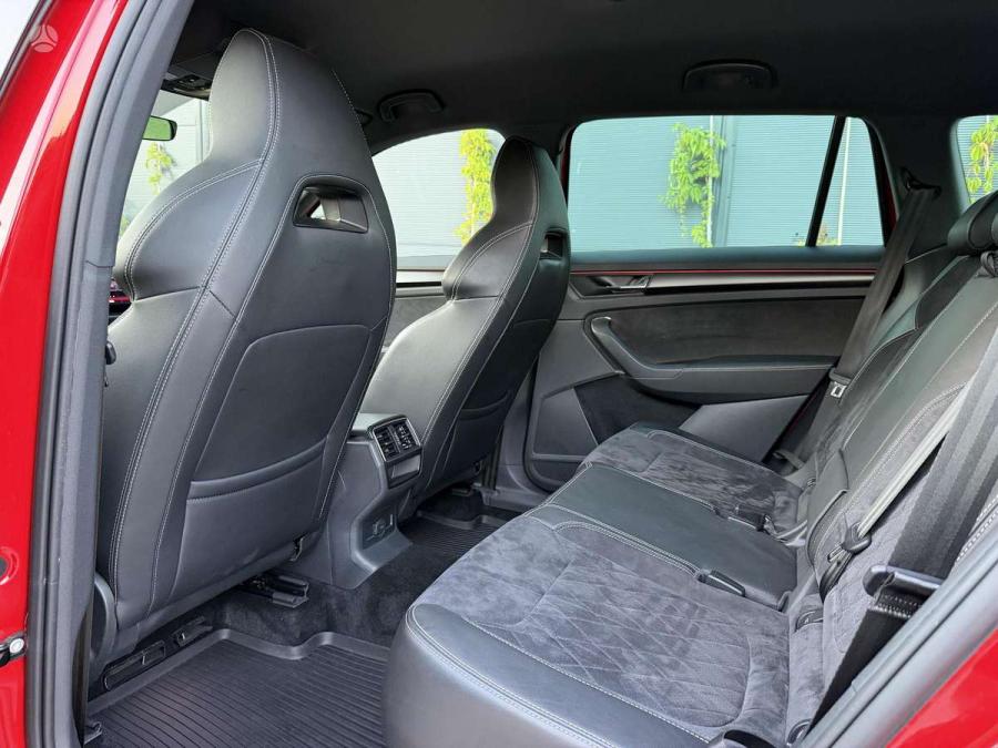 Sarkans Skoda Kodiaq 2019 Viļņa, ar dzinēja tilpumu 1.50 L un nobraukumu 253 tūkst. km par 14999 €, foto 22 vietnē AUTOMOTO.COM.LV