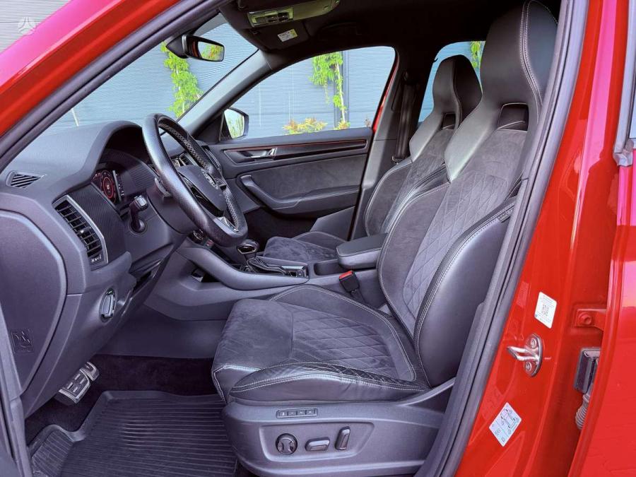 Sarkans Skoda Kodiaq 2019 Viļņa, ar dzinēja tilpumu 1.50 L un nobraukumu 253 tūkst. km par 14999 €, foto 29 vietnē AUTOMOTO.COM.LV