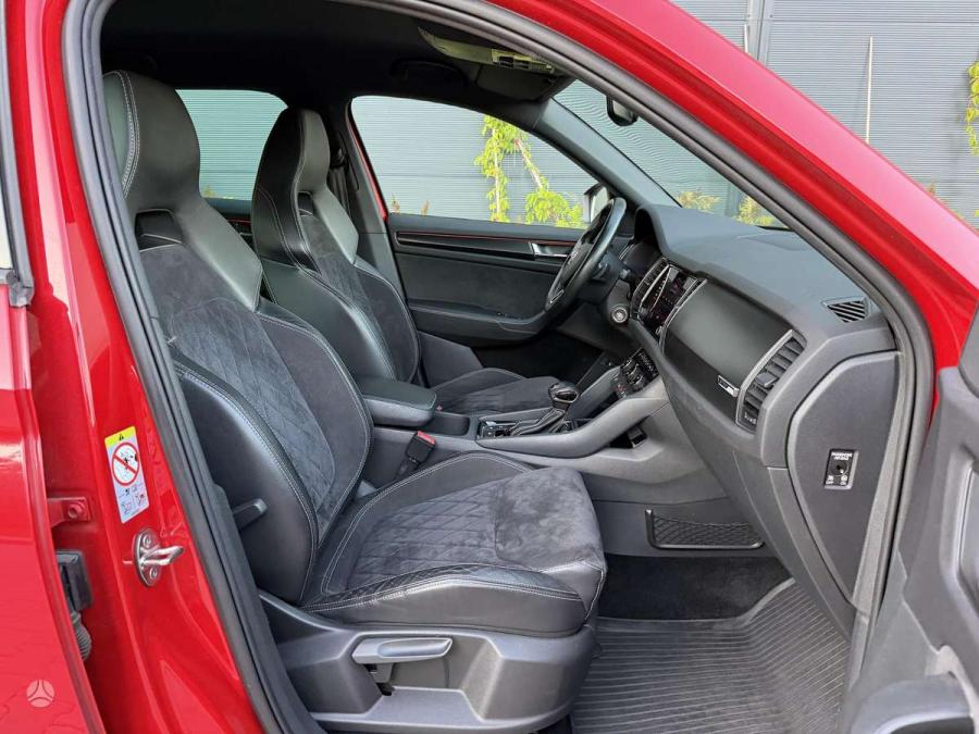 Sarkans Skoda Kodiaq 2019 Viļņa, ar dzinēja tilpumu 1.50 L un nobraukumu 253 tūkst. km par 14999 €, foto 31 vietnē AUTOMOTO.COM.LV