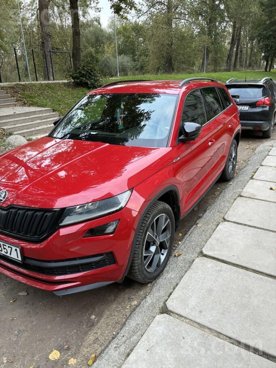 Sarkans Skoda Kodiaq 2019 Rīga, ar dzinēja tilpumu 1.50 L un nobraukumu 109 tūkst. km par 23700 €, foto 1 vietnē AUTOMOTO.COM.LV