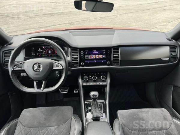 Red Skoda Kodiaq 2019 in Riga, with an engine capacity of 2.00 L and mileage of 196 thousand km for 18500 €, photo 11 on AUTOMOTO.COM.LV