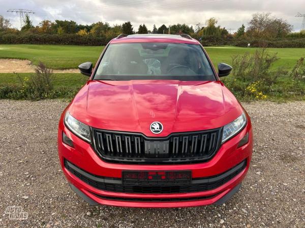 Red Skoda Kodiaq 2020 in Kaunas, with an engine capacity of 2.00 L and mileage of 90 thousand km for 32690 €, photo 9 on AUTOMOTO.COM.LV