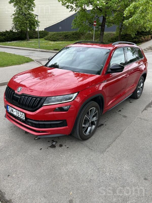 Sarkans Skoda Kodiaq 2020 Rīga, ar dzinēja tilpumu 2.00 L un nobraukumu 134 tūkst. km par 22400 €, foto 1 vietnē AUTOMOTO.COM.LV