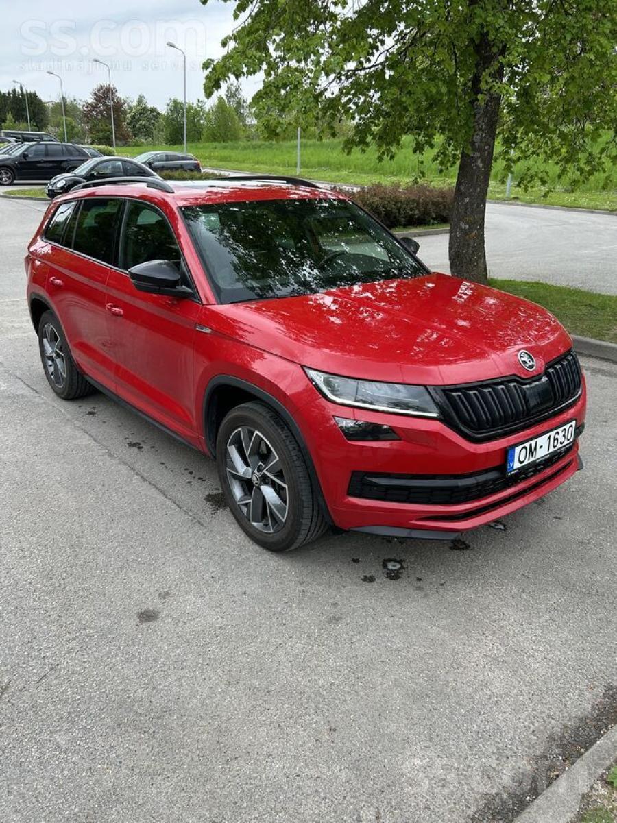 Красный Шкода Kodiaq 2020 в Рига, объемом двигателя 2.00 л и пробегом 134 тыс. км за 22400 €, фото 4 на AUTOMOTO.COM.LV