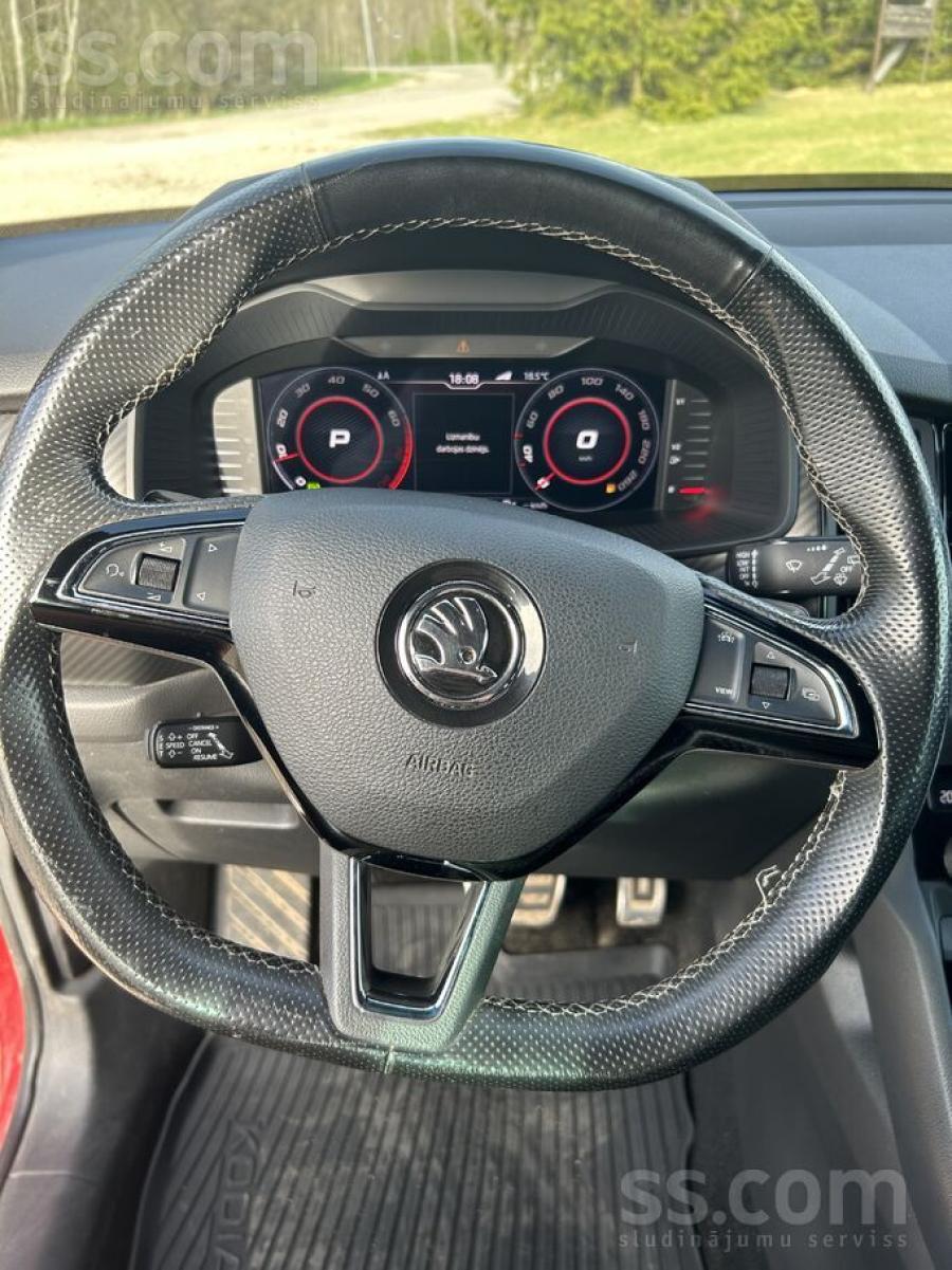 Красный Шкода Kodiaq 2020 в Рига, объемом двигателя 2.00 л и пробегом 134 тыс. км за 22400 €, фото 7 на AUTOMOTO.COM.LV