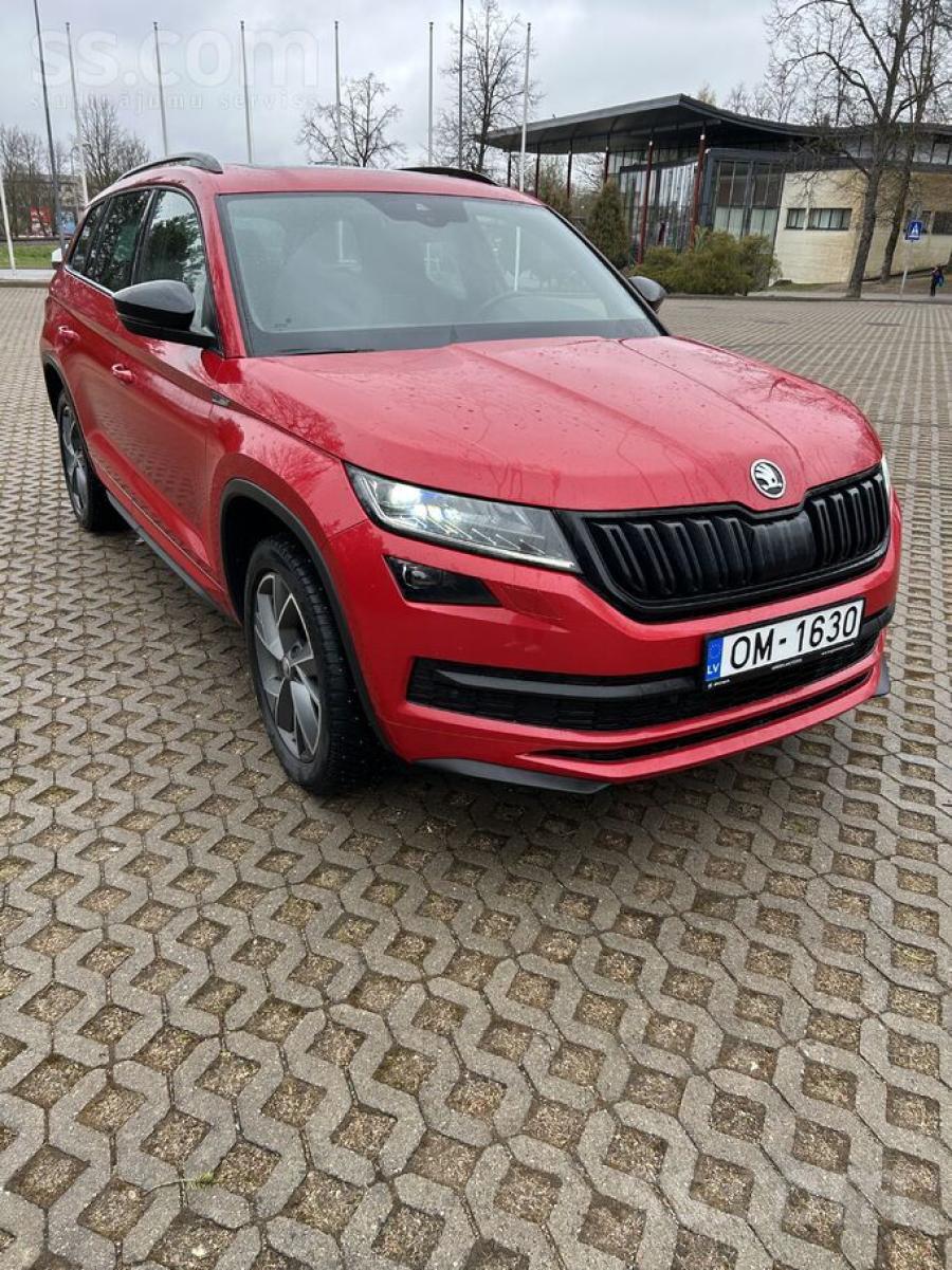 Sarkans Skoda Kodiaq 2020 Cēsis, ar dzinēja tilpumu 2.00 L un nobraukumu 133 tūkst. km par 25200 €, foto 3 vietnē AUTOMOTO.COM.LV