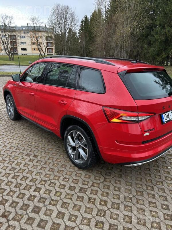 Sarkans Skoda Kodiaq 2020 Cēsis, ar dzinēja tilpumu 2.00 L un nobraukumu 133 tūkst. km par 25200 €, foto 4 vietnē AUTOMOTO.COM.LV