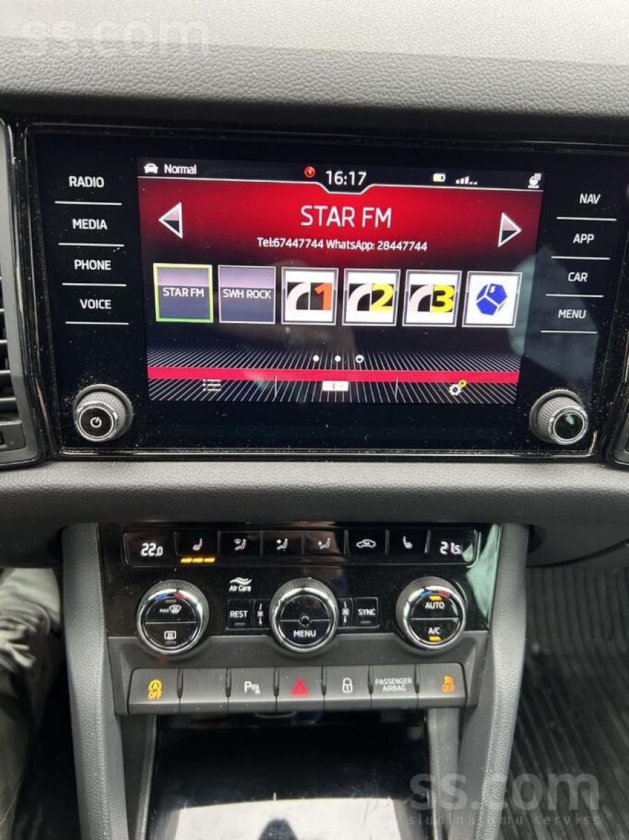 Sarkans Skoda Kodiaq 2020 Cēsis, ar dzinēja tilpumu 2.00 L un nobraukumu 133 tūkst. km par 25200 €, foto 8 vietnē AUTOMOTO.COM.LV