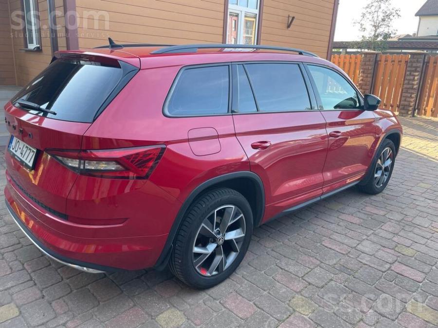 Sarkans Skoda Kodiaq 2020 Rīga, ar dzinēja tilpumu 1.50 L un nobraukumu 159 tūkst. km par 21500 €, foto 4 vietnē AUTOMOTO.COM.LV