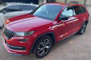 Sarkans Skoda Kodiaq 2020 Rīga, ar dzinēja tilpumu 1.50 L un nobraukumu 159 tūkst. km par 21500 €, foto 6 vietnē AUTOMOTO.COM.LV
