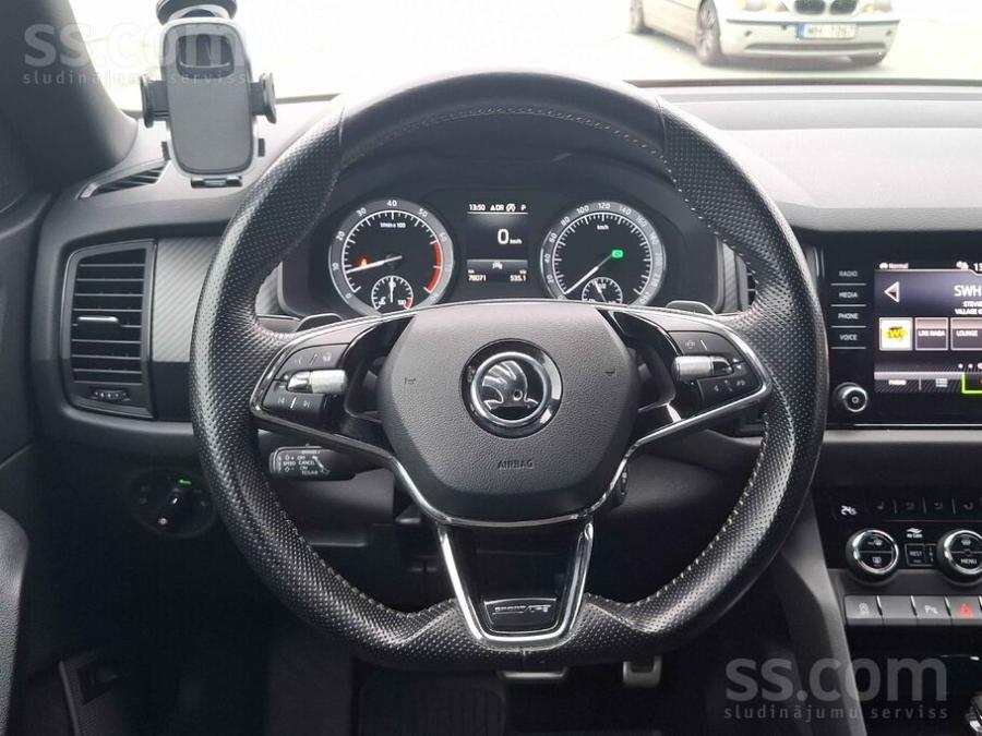 Красный Шкода Kodiaq 2021 в Рига, объемом двигателя 2.00 л и пробегом 78 тыс. км за 26249 €, фото 6 на AUTOMOTO.COM.LV