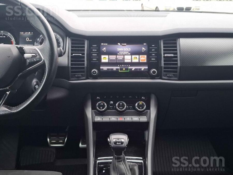 Красный Шкода Kodiaq 2021 в Рига, объемом двигателя 2.00 л и пробегом 78 тыс. км за 26249 €, фото 14 на AUTOMOTO.COM.LV