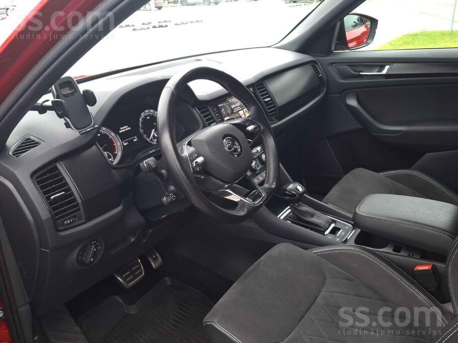 Красный Шкода Kodiaq 2021 в Рига, объемом двигателя 2.00 л и пробегом 78 тыс. км за 26249 €, фото 15 на AUTOMOTO.COM.LV