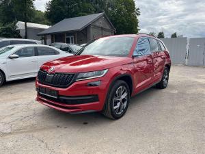 Red Skoda Kodiaq 2021 in Kaunas, with an engine capacity of 1.97 L and mileage of 115 thousand km for 14400 €, photo 3 on AUTOMOTO.COM.LV