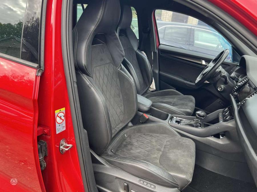 Red Skoda Kodiaq 2021 in Kaunas, with an engine capacity of 1.97 L and mileage of 115 thousand km for 14400 €, photo 17 on AUTOMOTO.COM.LV