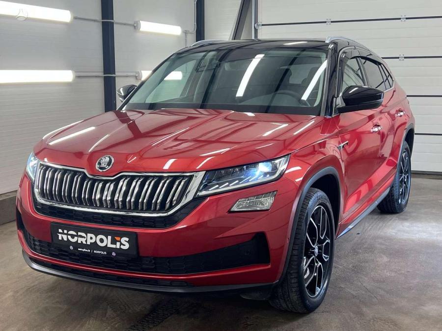 Красный Шкода Kodiaq 2021 в Вильнюс, объемом двигателя 1.98 л и пробегом 83 тыс. км за 22800 €, фото 1 на AUTOMOTO.COM.LV