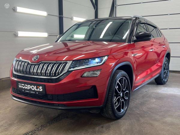 Sarkans Skoda Kodiaq 2021 Viļņa, ar dzinēja tilpumu 1.98 L un nobraukumu 83 tūkst. km par 22800 €, foto 4 vietnē AUTOMOTO.COM.LV