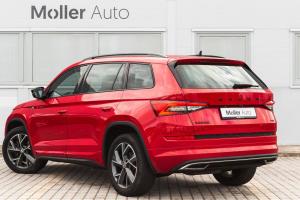 Красный Шкода Kodiaq 2021 в Вентспилс, объемом двигателя 2.00 л и пробегом 143 тыс. км за 28650 €, фото 4 на AUTOMOTO.COM.LV