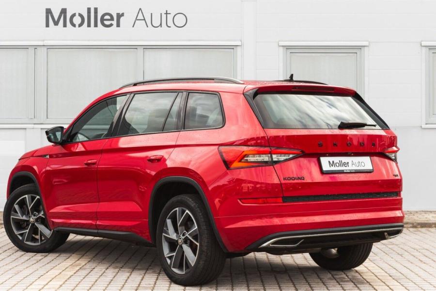 Красный Шкода Kodiaq 2021 в Вентспилс, объемом двигателя 2.00 л и пробегом 143 тыс. км за 28650 €, фото 4 на AUTOMOTO.COM.LV