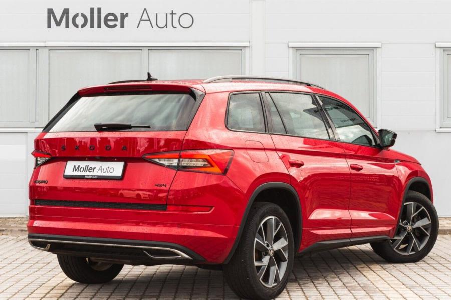 Красный Шкода Kodiaq 2021 в Вентспилс, объемом двигателя 2.00 л и пробегом 143 тыс. км за 28650 €, фото 6 на AUTOMOTO.COM.LV