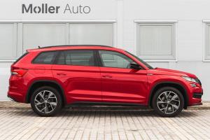 Красный Шкода Kodiaq 2021 в Вентспилс, объемом двигателя 2.00 л и пробегом 143 тыс. км за 28650 €, фото 7 на AUTOMOTO.COM.LV