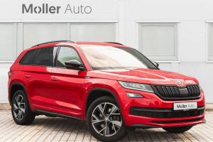 Красный Шкода Kodiaq 2021 в Вентспилс, объемом двигателя 2.00 л и пробегом 143 тыс. км за 28650 €, фото 8 на AUTOMOTO.COM.LV