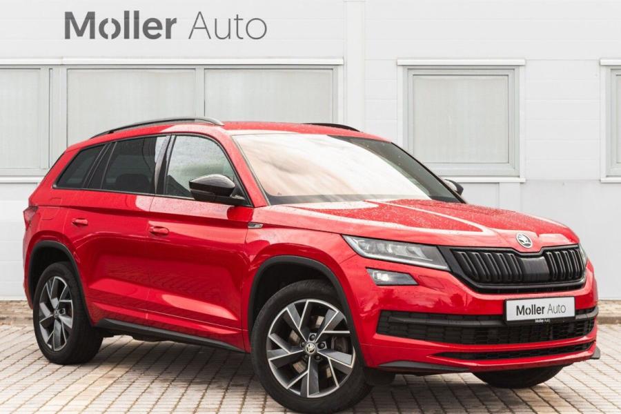 Красный Шкода Kodiaq 2021 в Вентспилс, объемом двигателя 2.00 л и пробегом 143 тыс. км за 28650 €, фото 8 на AUTOMOTO.COM.LV