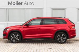 Красный Шкода Kodiaq 2021 в Вентспилс, объемом двигателя 2.00 л и пробегом 143 тыс. км за 28650 €, фото 3 на AUTOMOTO.COM.LV