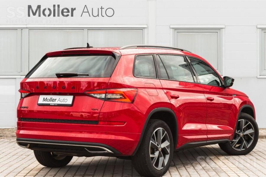 Красный Шкода Kodiaq 2021 в Вентспилс, объемом двигателя 2.00 л и пробегом 143 тыс. км за 28650 €, фото 6 на AUTOMOTO.COM.LV