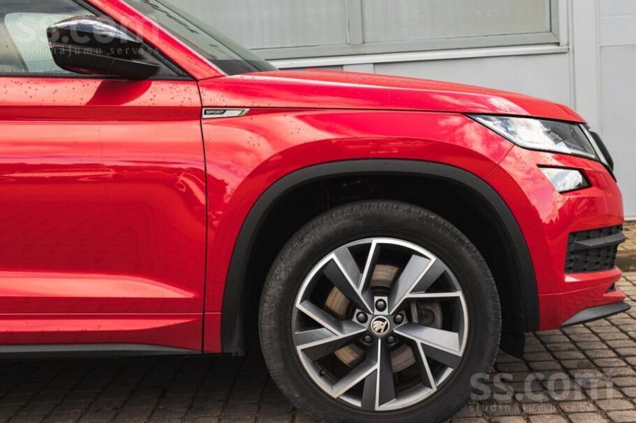 Красный Шкода Kodiaq 2021 в Вентспилс, объемом двигателя 2.00 л и пробегом 143 тыс. км за 28650 €, фото 10 на AUTOMOTO.COM.LV