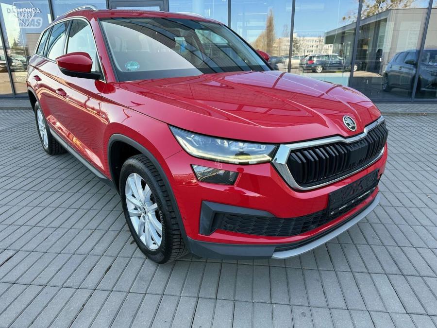 Sarkans Skoda Kodiaq 2022 Kauņa, ar dzinēja tilpumu 1.50 L un nobraukumu 229 tūkst. km par 22900 €, foto 3 vietnē AUTOMOTO.COM.LV
