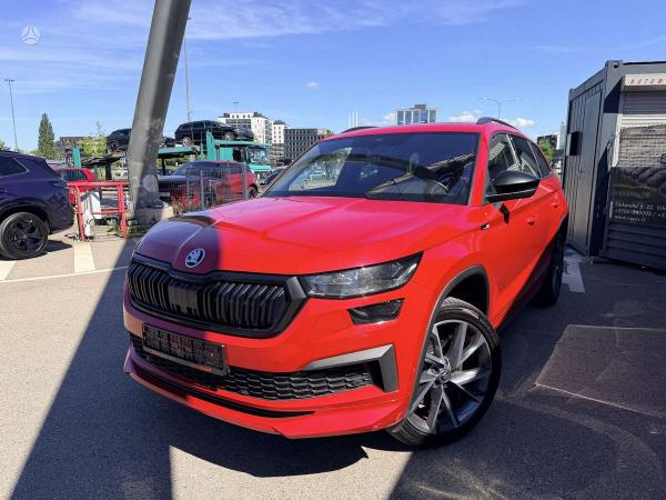 Красный Шкода Kodiaq 2022 в Вильнюс, объемом двигателя 1.97 л и пробегом 192 тыс. км за 25800 €, фото 3 на AUTOMOTO.COM.LV