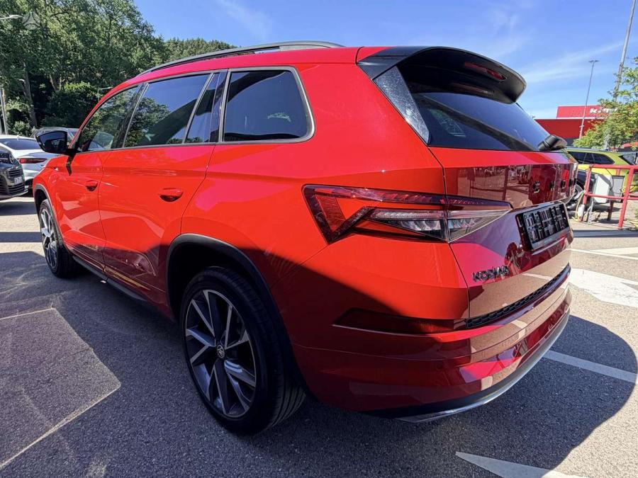 Sarkans Skoda Kodiaq 2022 Viļņa, ar dzinēja tilpumu 1.97 L un nobraukumu 192 tūkst. km par 25800 €, foto 6 vietnē AUTOMOTO.COM.LV