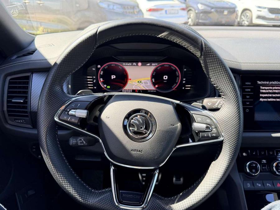 Sarkans Skoda Kodiaq 2022 Viļņa, ar dzinēja tilpumu 1.97 L un nobraukumu 192 tūkst. km par 25800 €, foto 8 vietnē AUTOMOTO.COM.LV