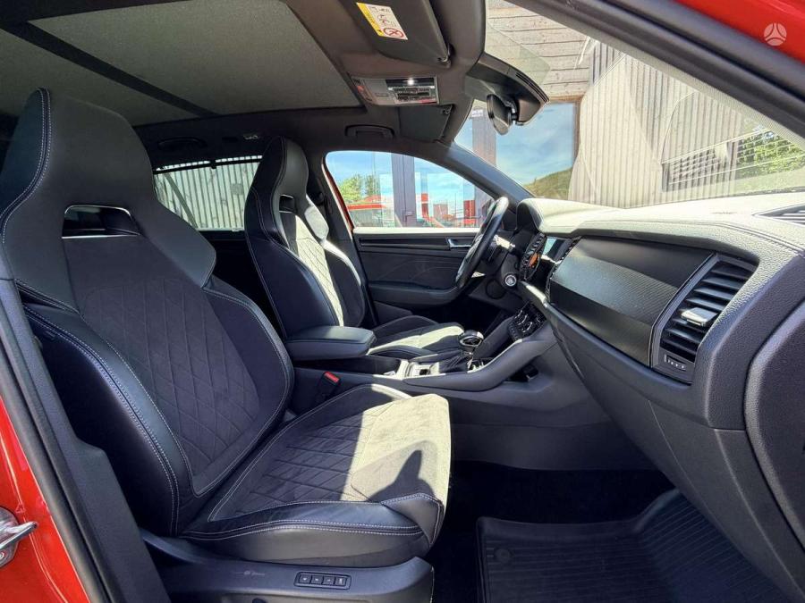 Sarkans Skoda Kodiaq 2022 Viļņa, ar dzinēja tilpumu 1.97 L un nobraukumu 192 tūkst. km par 25800 €, foto 9 vietnē AUTOMOTO.COM.LV