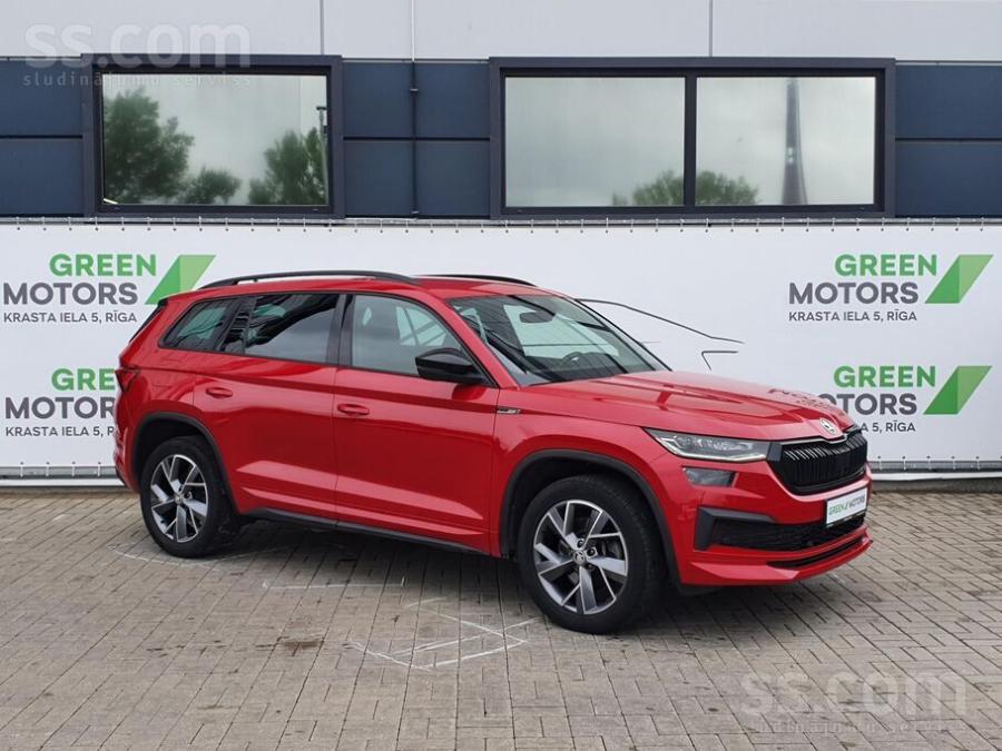 Красный Шкода Kodiaq 2022 в Рига, объемом двигателя 2.00 л и пробегом 101 тыс. км за 30900 €, фото 3 на AUTOMOTO.COM.LV