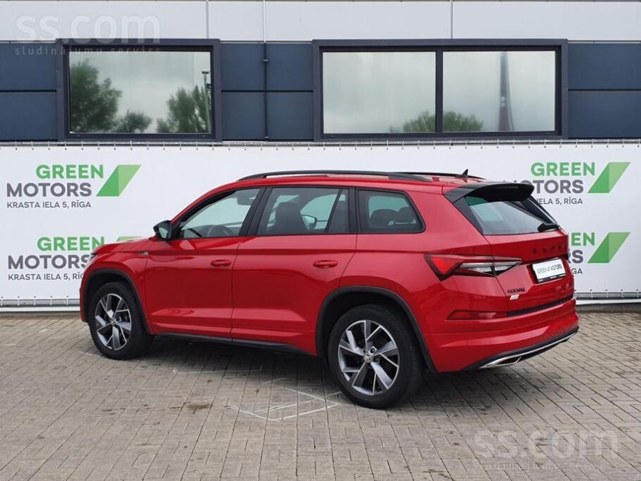 Красный Шкода Kodiaq 2022 в Рига, объемом двигателя 2.00 л и пробегом 101 тыс. км за 30900 €, фото 6 на AUTOMOTO.COM.LV