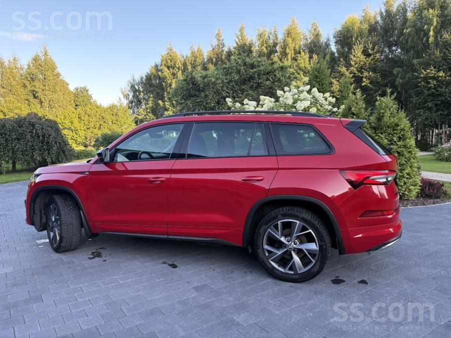 Красный Шкода Kodiaq 2022 в Валмиера, объемом двигателя 2.00 л и пробегом 73 тыс. км за 30500 €, фото 4 на AUTOMOTO.COM.LV