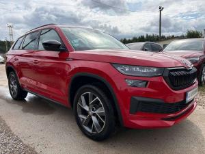 Sarkans Skoda Kodiaq 2022 Viļņa, ar dzinēja tilpumu 1.97 L un nobraukumu 108 tūkst. km par 29500 €, foto 3 vietnē AUTOMOTO.COM.LV