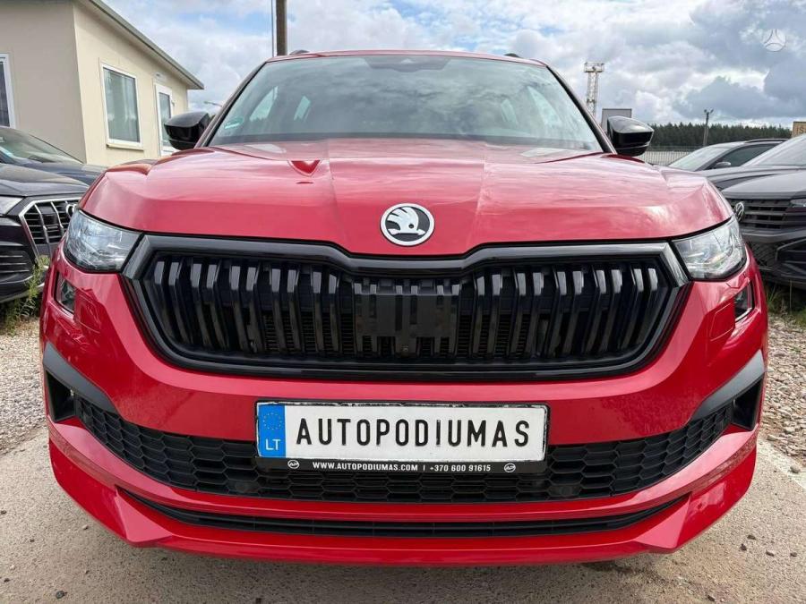 Sarkans Skoda Kodiaq 2022 Viļņa, ar dzinēja tilpumu 1.97 L un nobraukumu 108 tūkst. km par 29500 €, foto 5 vietnē AUTOMOTO.COM.LV