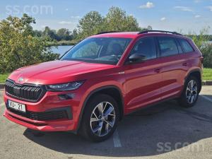 Красный Шкода Kodiaq 2022 в Рига, объемом двигателя 2.00 л и пробегом 155 тыс. км за 29500 €, фото  на AUTOMOTO.COM.LV