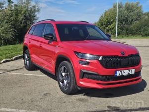 Красный Шкода Kodiaq 2022 в Рига, объемом двигателя 2.00 л и пробегом 155 тыс. км за 29500 €, фото 3 на AUTOMOTO.COM.LV