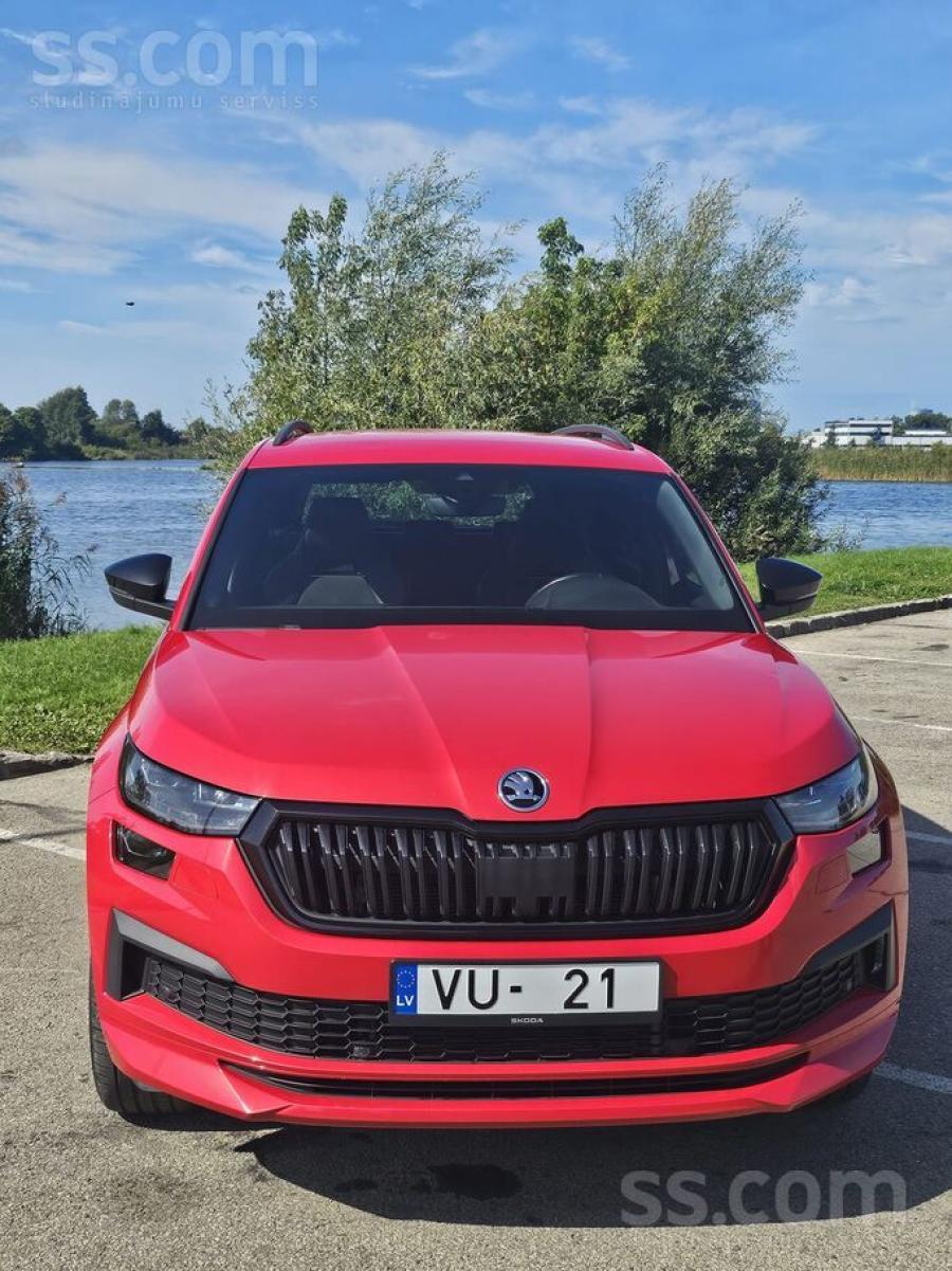 Красный Шкода Kodiaq 2022 в Рига, объемом двигателя 2.00 л и пробегом 155 тыс. км за 29500 €, фото 4 на AUTOMOTO.COM.LV
